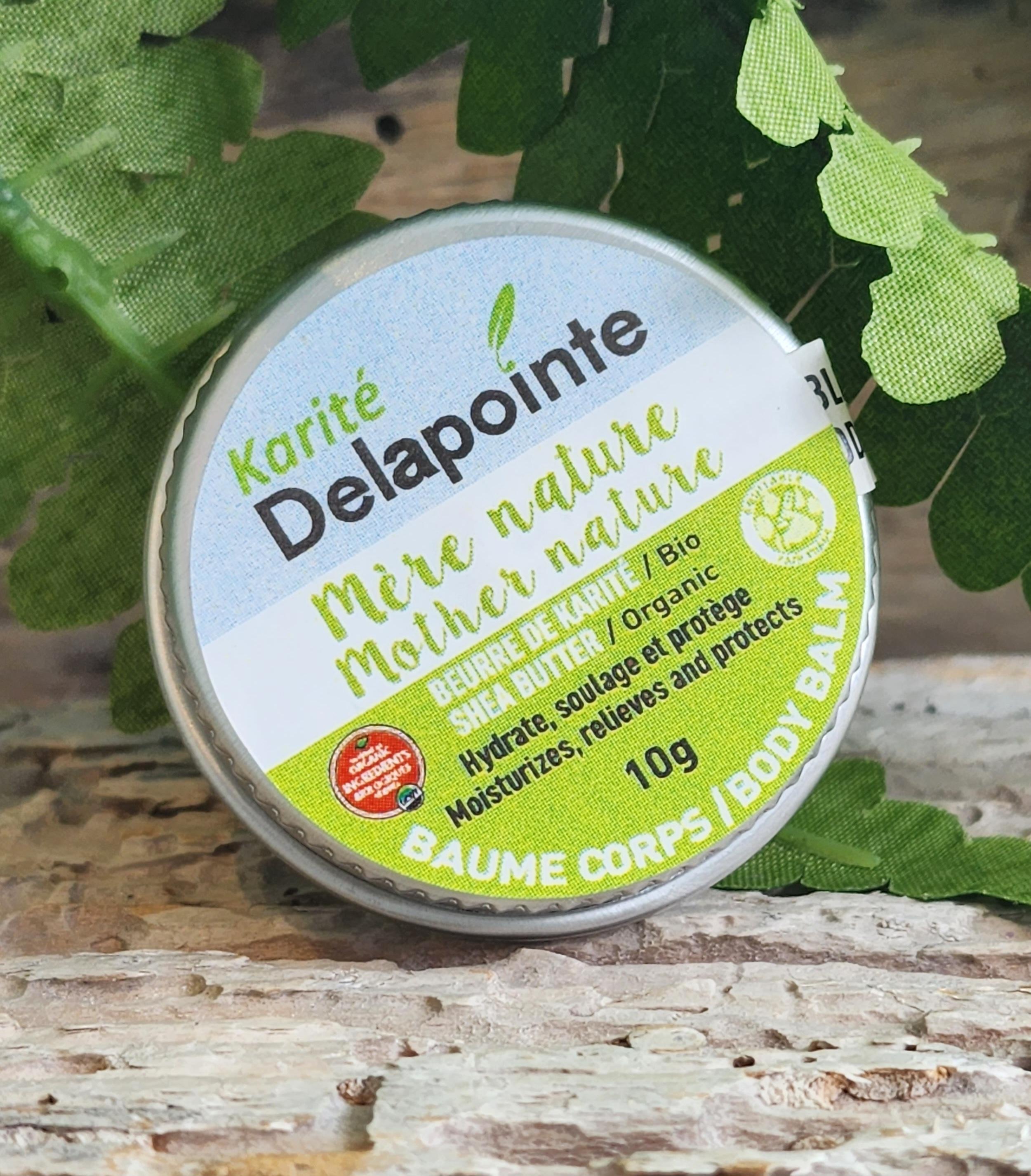 Baume Mère nature au beurre de karité | Karité Delapointe